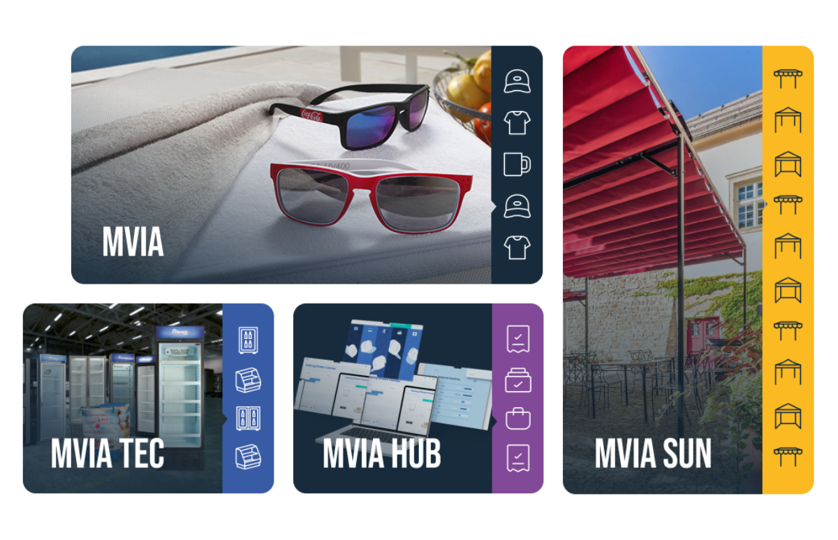 MVIA | Your path to merch, POSM, cooling equipment and shading solutions